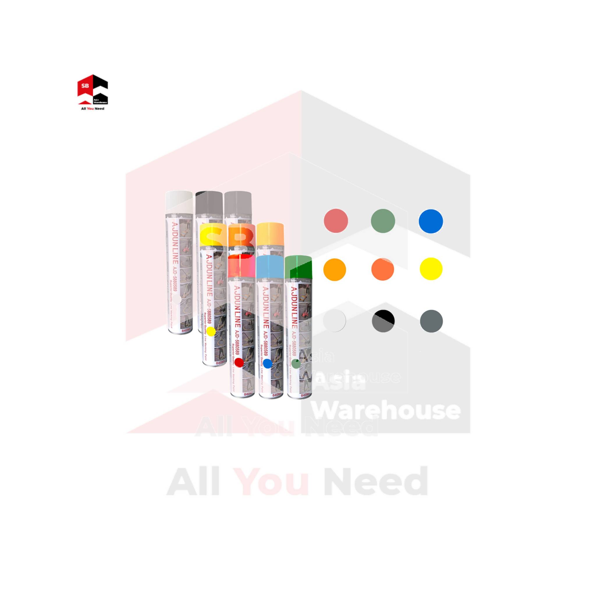 SB-AW Roadline Marking Spray Paint (Permanent) - ADJUNLINE (SKU ...