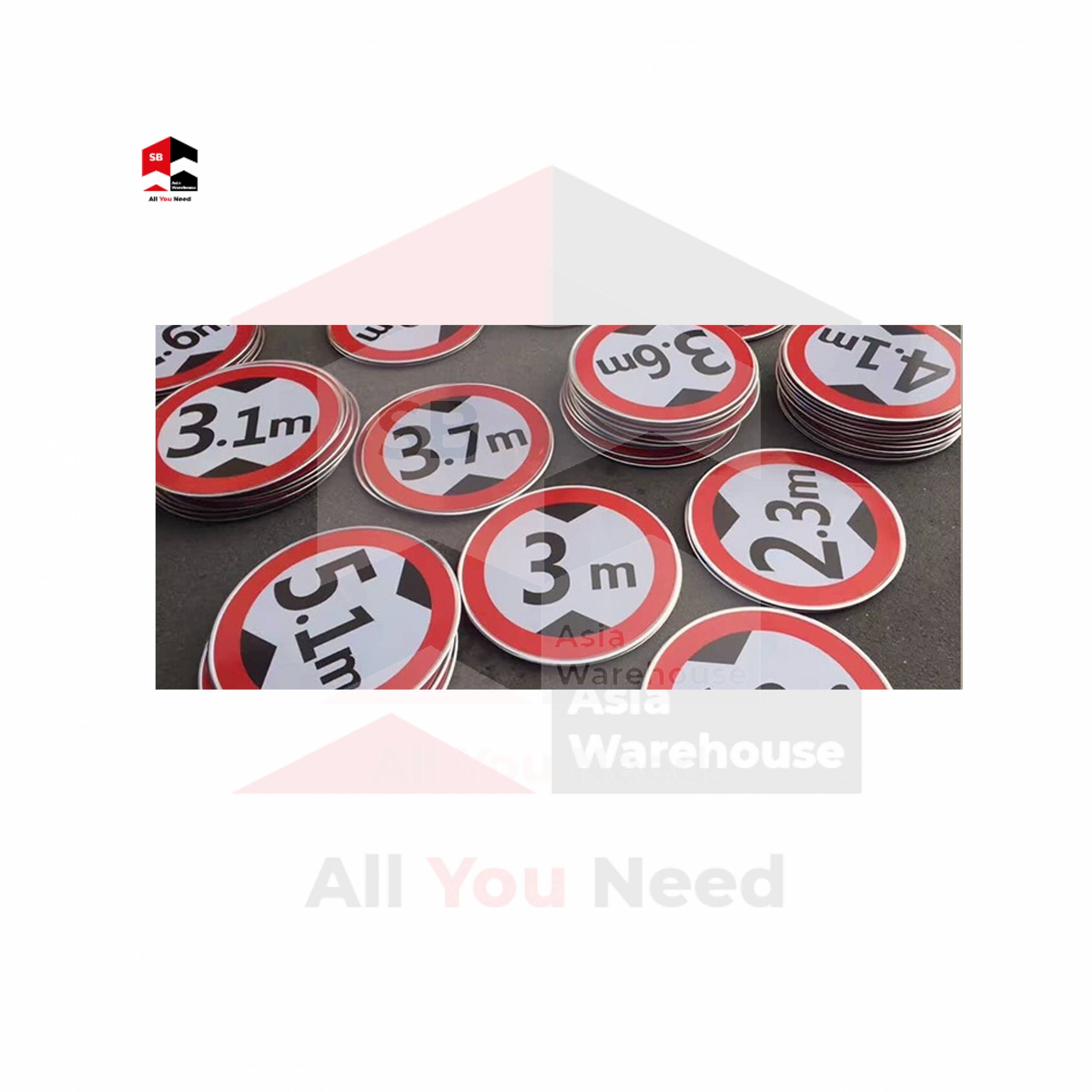 Road Signage Design & Production (SKU: AWRSRSARSDP01) – Asia Warehouse