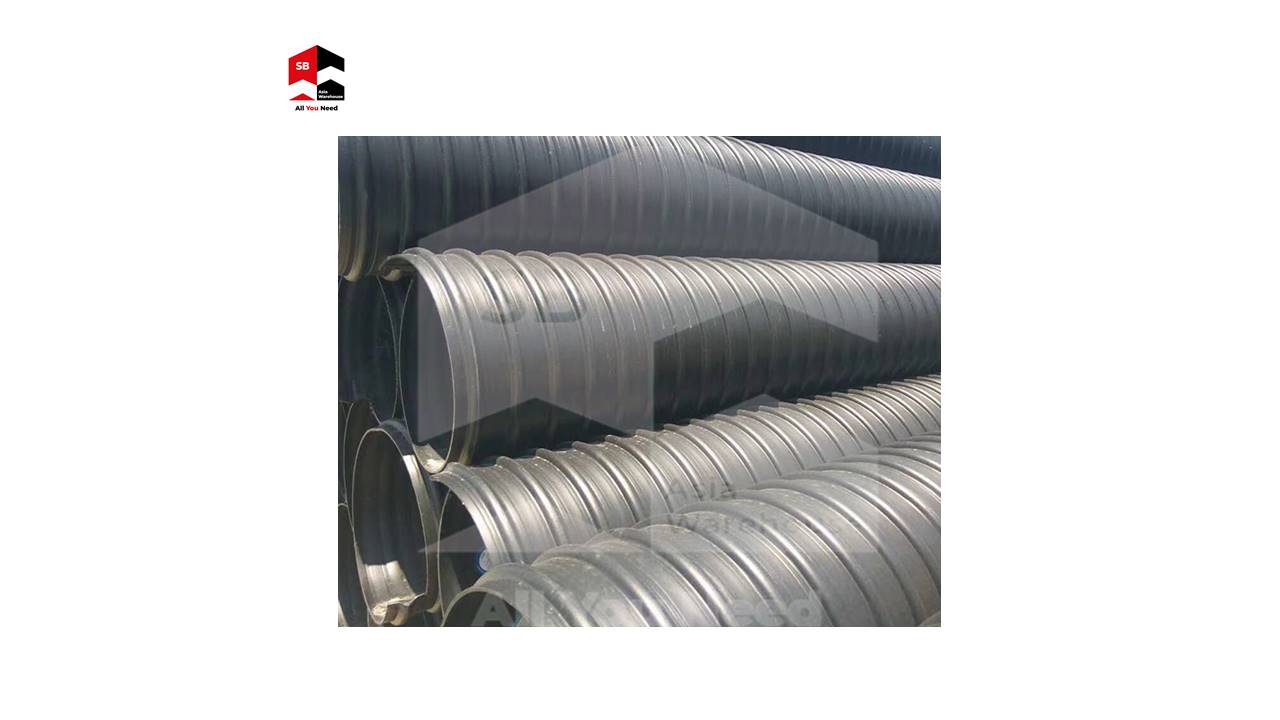 High-Strength Steel Reinforced HDPE Pipe SN10 (300-1200mm) Double Wall ...