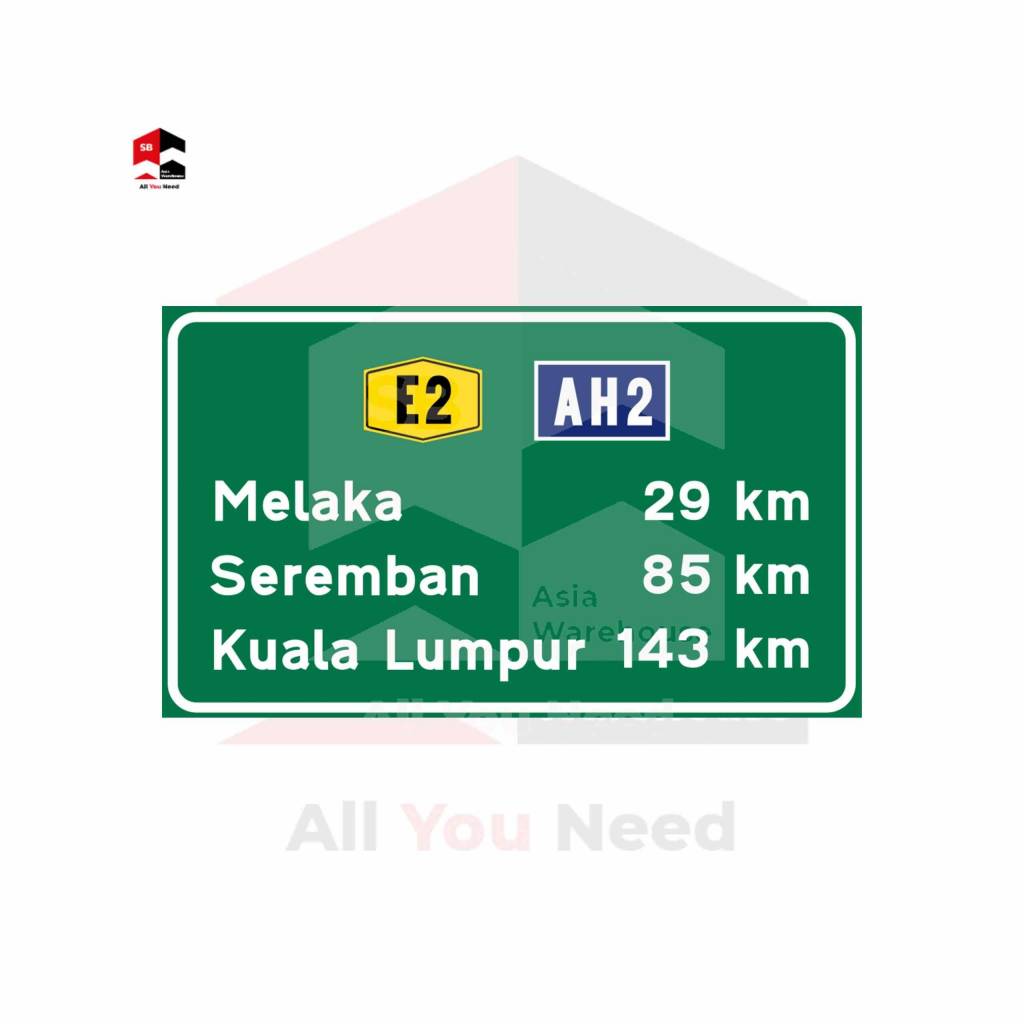 Road Signage or Signboard in Malaysia | Asia Warehouse